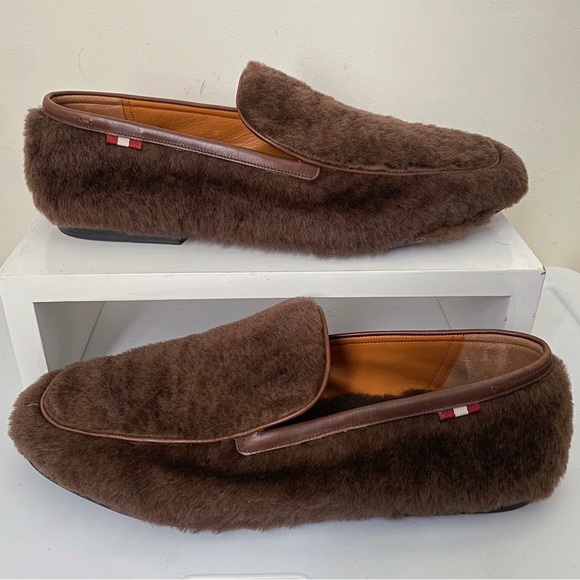 Bally | Shoes | Bally Switzerland Crispi Leather Shearling Lamb Fur ...